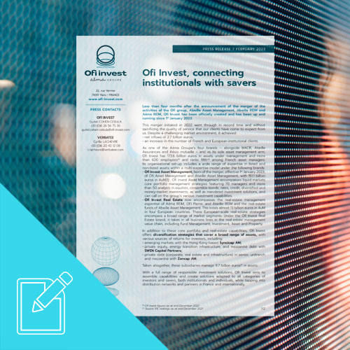 Ofi Invest, invest in your future